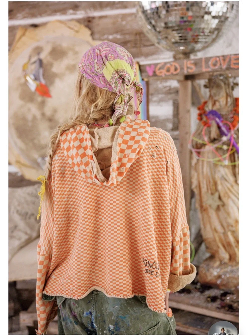 Magnolia Pearl | Tops | Magnolia Pearl Check Raja Hoodie | Poshmark